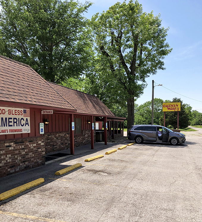 Chicken Mary's stands like a humble monument to fried chicken history. Where "God Bless America" and great chicken go hand in hand.
