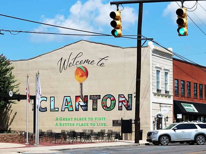 Clanton's historic courthouse anchors a downtown where Southern hospitality isn't just a saying, it's daily life.