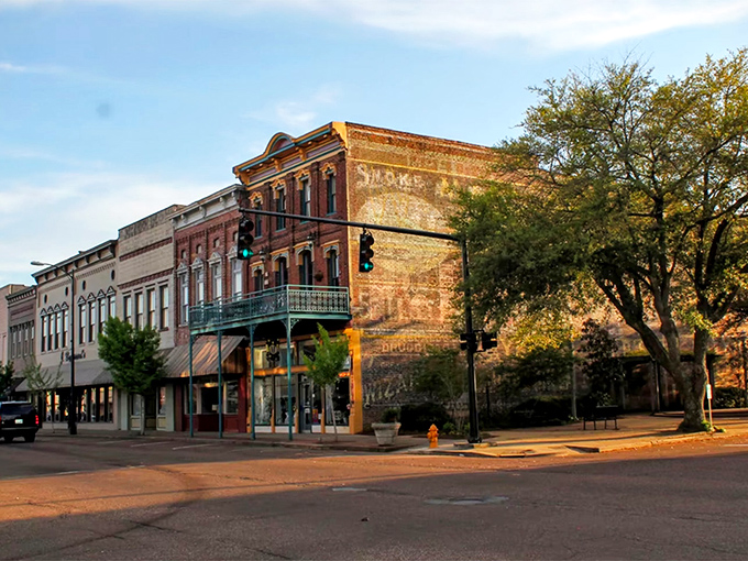 Columbus streets stretch out with historic buildings standing shoulder to shoulder, proud survivors of time and change.