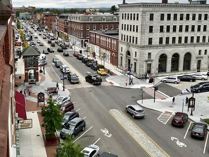 Concord's capital city charm includes tree-lined streets leading to government worker-approved affordable dining spots.