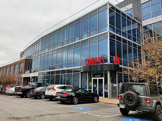 That giant red crab sculpture out front isn't subtle &ndash; and neither are the flavors inside.