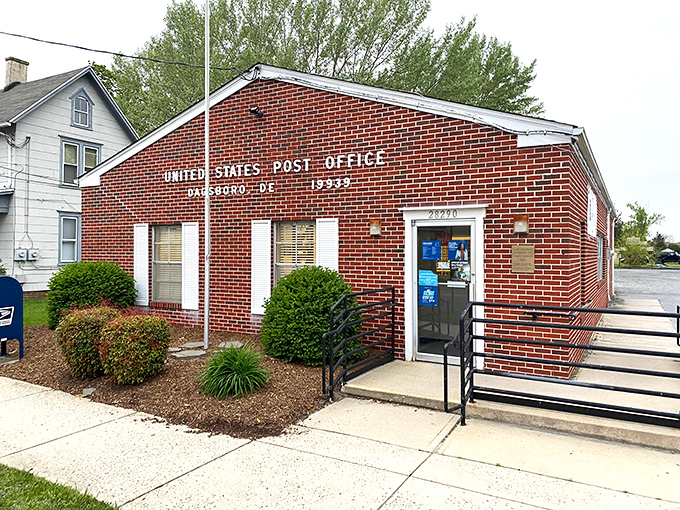 Dagsboro's post office remains the town's heartbeat, where news travels faster than any internet connection.
