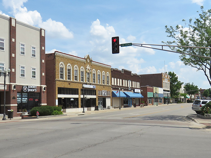 Emporia's charming downtown blends college-town energy with prairie practicality, creating an atmosphere where everyone's budget feels welcome and comfortable.