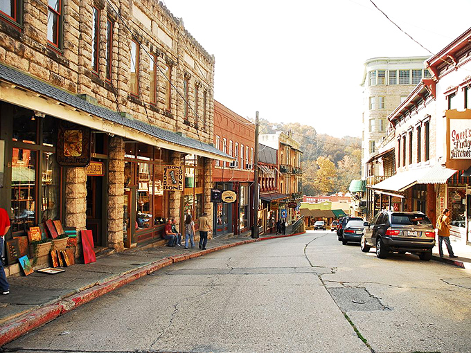 Eureka Springs' Victorian streets wind like a fairy tale through the Ozark Mountains' most enchanting town.