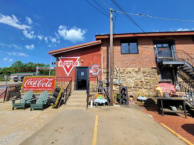 Funky meets fabulous in this brick building where creativity and commerce dance together beautifully.