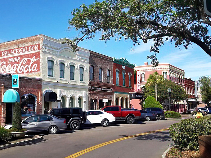Coca-Cola signs and historic facades! Fernandina Beach's downtown could make even a shopping-averse husband reach for his wallet.