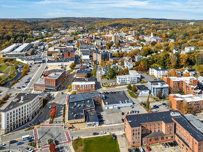 Fitchburg's rolling landscape surrounds a city that keeps both feet firmly planted in reality.