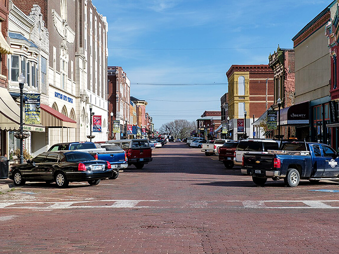 Brick streets and vintage storefronts make Fort Scott a photographer's dream. Norman Rockwell would approve!