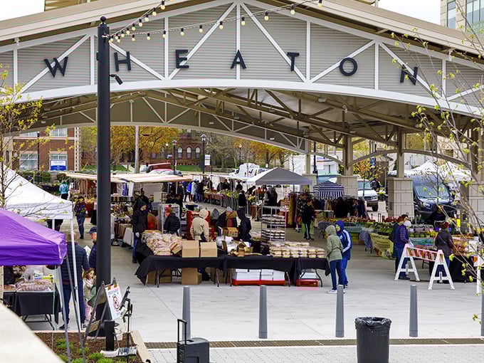 Wheaton's French Market&mdash;where "WHEATON" isn't just a sign, it's an invitation to slow down and browse awhile.