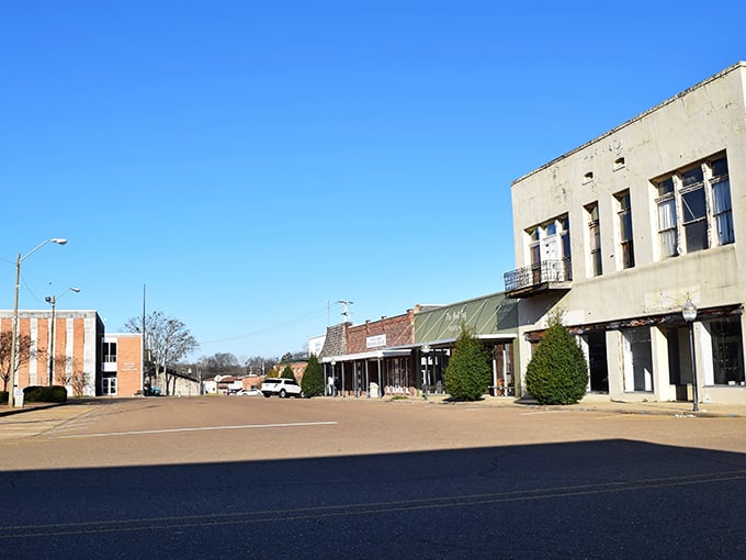 Historic downtowns prove that good bones never go out of style, especially with fresh paint.