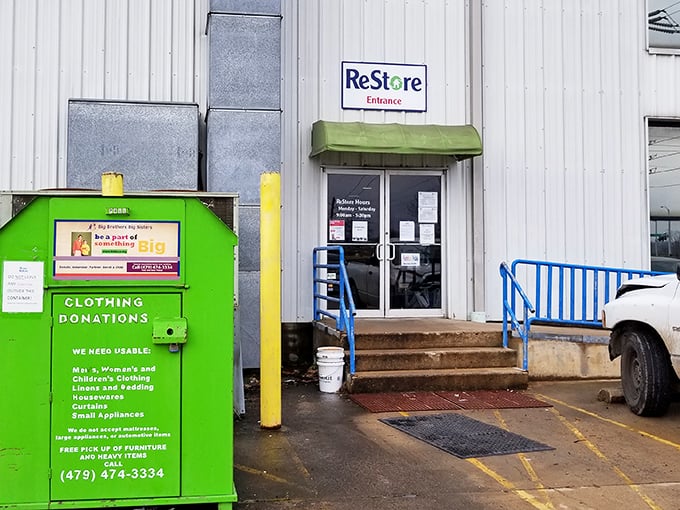 ReStore's unassuming entrance hides a warehouse of home improvement treasures inside.