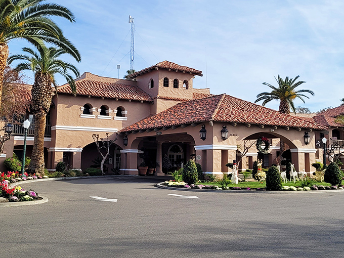 Harris Ranch stands like an oasis in California's Central Valley, promising road-weary travelers the beef salvation they've been dreaming of.