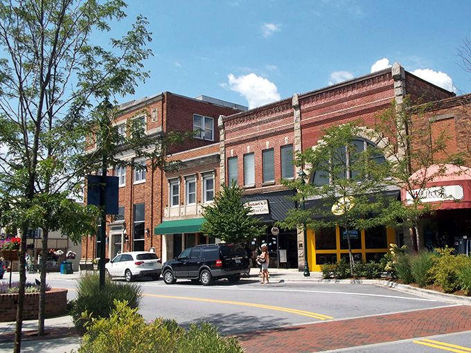 Hendersonville's historic courthouse stands as proud as the mountains that cradle this charming town.