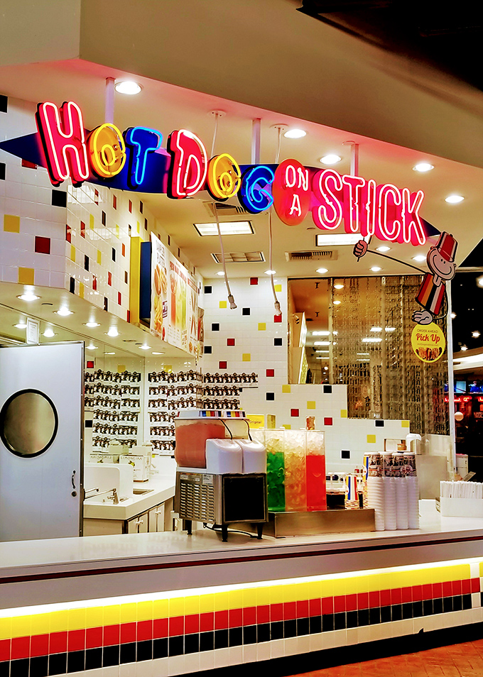 Valley Fair Mall's Hot Dog on a Stick brings childhood carnival memories to everyday shopping.