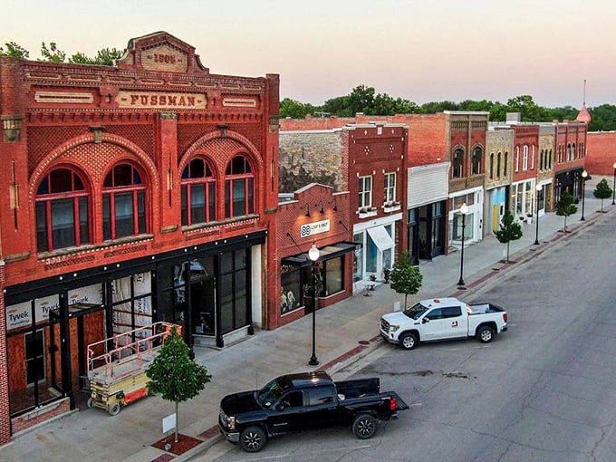 Humboldt's historic commercial district showcases small-town architecture that has weathered decades while maintaining its original character and charm.