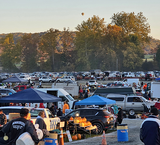 Green fields frame this weekend gathering where neighbors become vendors and strangers become friends.