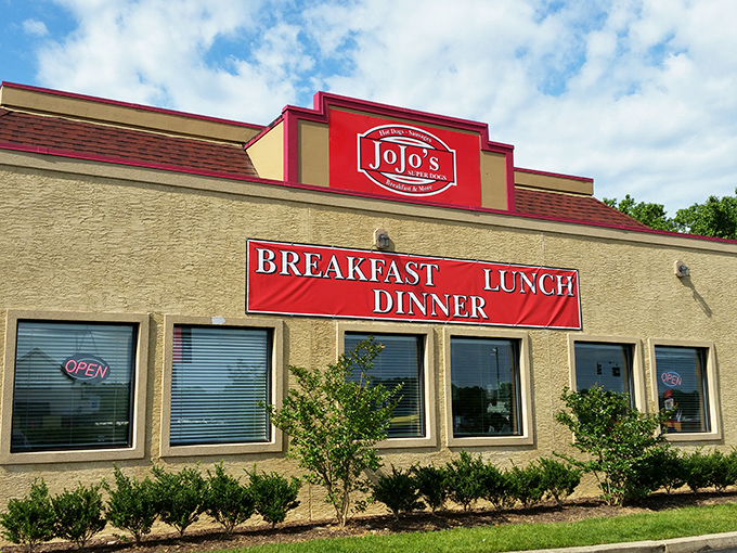 JoJo's simple exterior belies the super-powered hot dog creations that have made this Elkton spot a must-visit for frankfurter fanatics.