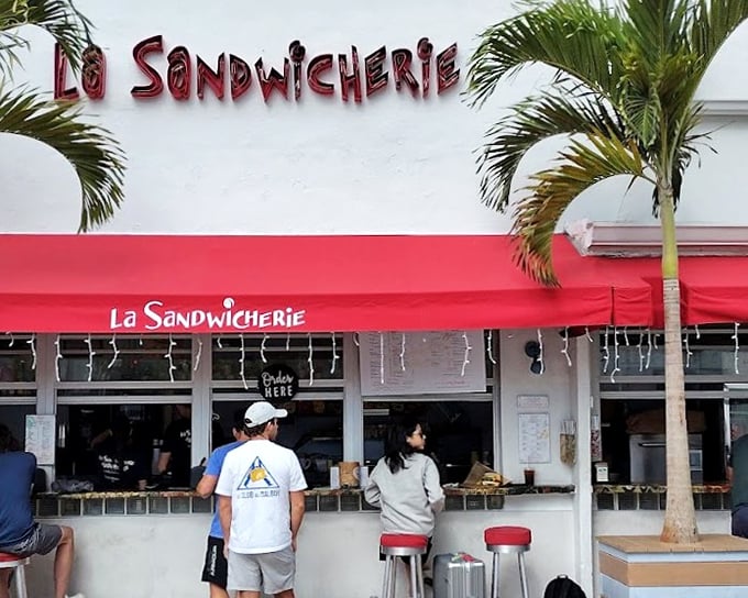 La Sandwicherie's red awning has been a Miami Beach beacon for sandwich lovers everywhere.