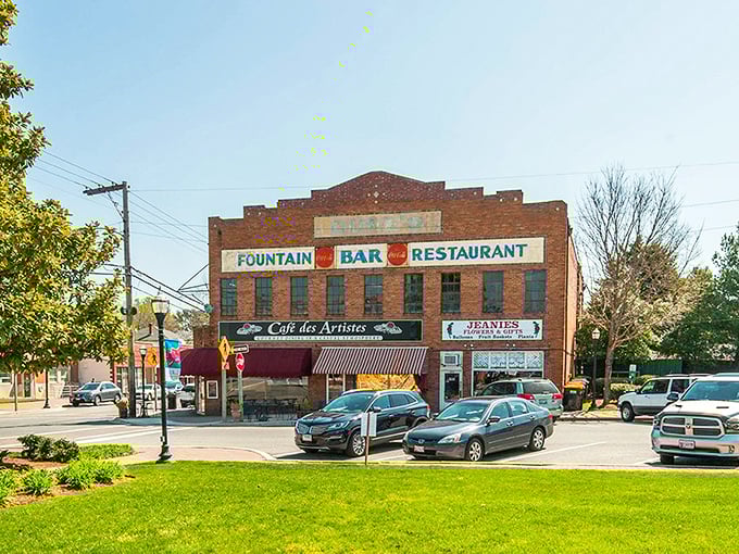 Classic small-town architecture lines streets where local businesses thrive and community spirit is alive and well every day.