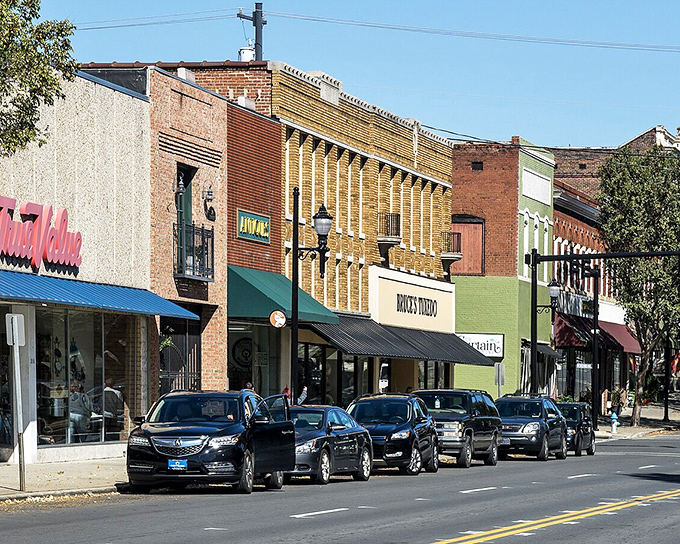Downtown Lexington brings Southern charm to life with colorful storefronts, local flavor, and that welcoming North Carolina small-town energy.