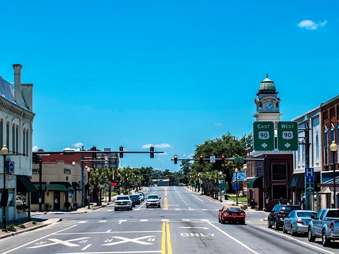 Live Oak's main street proves that progress and preservation can dance together beautifully. 