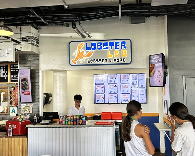 Food hall counters aren't supposed to serve lobster this good - someone clearly didn't get that memo here.