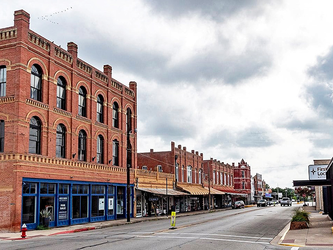The historic streets of Lockhart offer a glimpse into Texas' past, with carefully preserved buildings housing modern businesses.