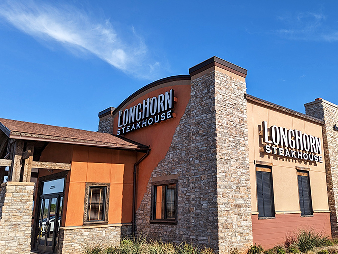 LongHorn's stone and timber design channels authentic ranch vibes while delivering consistently excellent steaks every time.