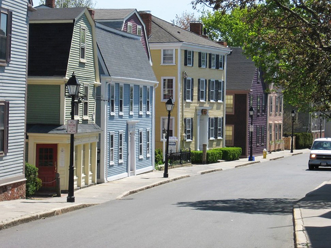 Marblehead's colorful historic homes stand like a box of crayons left in the sun. Each one with stories that could fill a library.