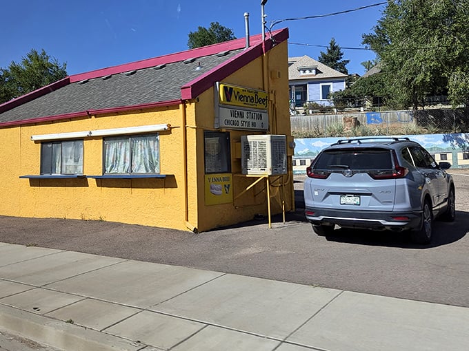 Margo's distinctive yellow angular building might not win architectural awards, but the hot dogs inside deserve a culinary medal.