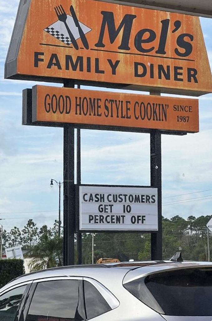 Since 1987, that cheerful sign has been calling hungry folks home to Mel's family table.