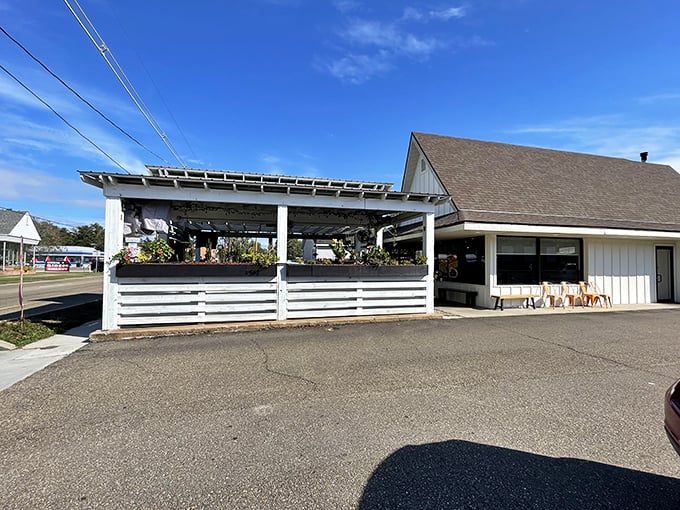 Milan's charming pergola creates the perfect outdoor pizza paradise, where wood-fired magic happens under Hammond skies.