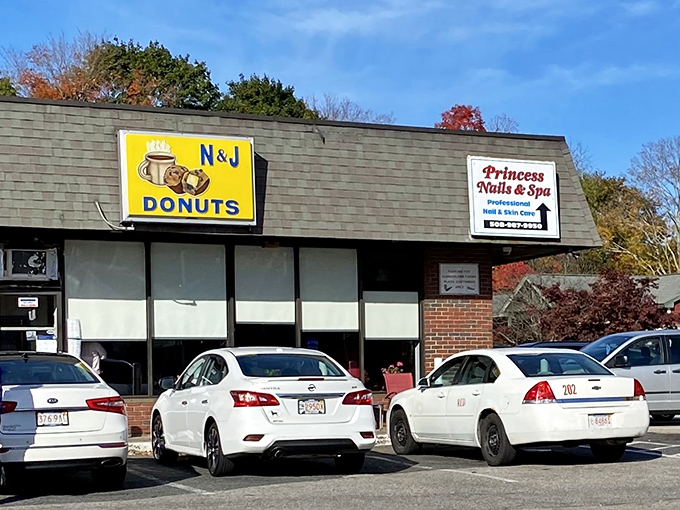 N&J Donuts' unassuming yellow sign in a strip mall &ndash; the donut equivalent of finding a Picasso at a yard sale.