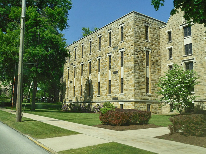 New Wilmington's stone buildings have housed scholars and farmers alike&mdash;both appreciate a good homemade pie after a long day.