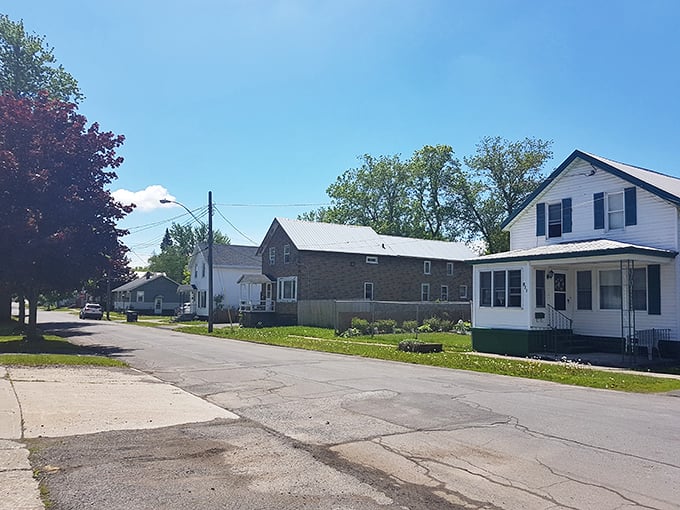 Ogdensburg's residential streets offer affordable charm with a side of neighborly waves. White picket fences never go out of style.