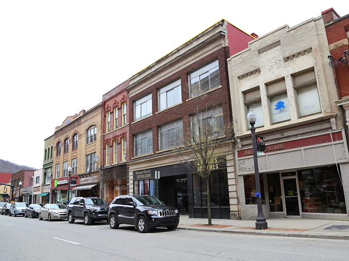 Oil City's main street ready for its close-up, no Instagram filter needed.