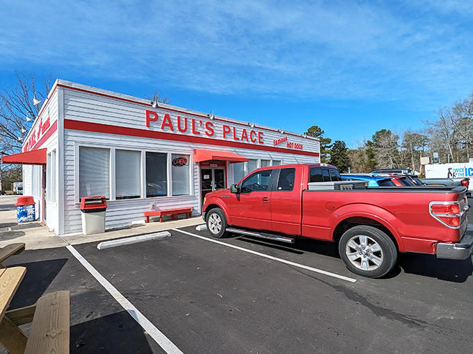 Paul's Place sits roadside like a delicious oasis for travelers seeking authentic North Carolina comfort.