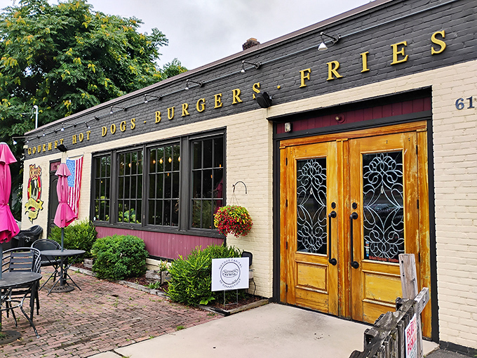 Bright colors and brick charm—this place knows how to make a neighborhood feel more alive.