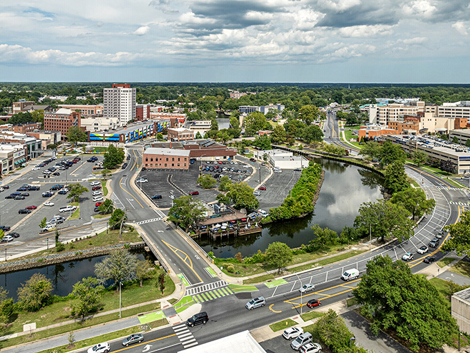 Salisbury's downtown circles around like a friendly embrace, keeping everything walkable and wallet-friendly for seniors.