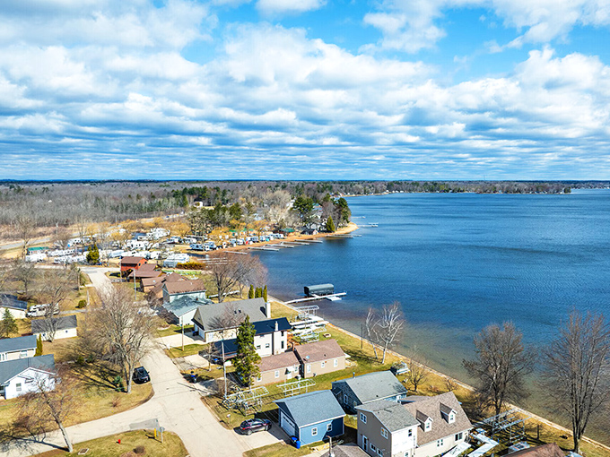 Shawano's lakeside location offers affordable waterfront living that won't sink your retirement budget. Paradise without the premium!