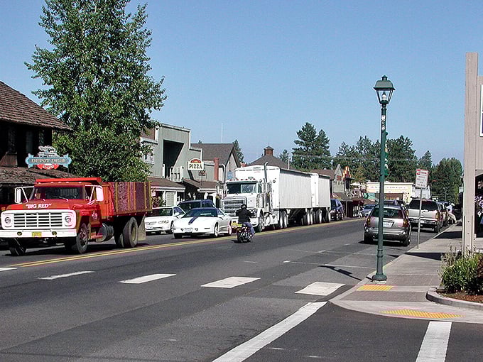 Main Street keeps the Old West spirit alive with wooden sidewalks that make every stroll feel like stepping back in time.
