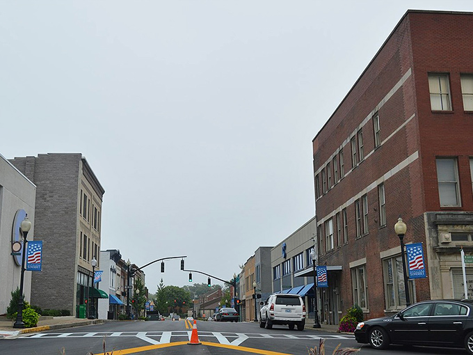 Somerset's historic courthouse stands as a proud centerpiece, reminding visitors that some things remain constant and reassuring.