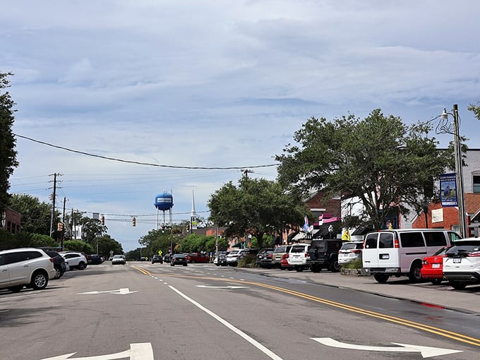 Southport's tree-lined streets practically beg you to take a leisurely stroll while licking an ice cream cone.