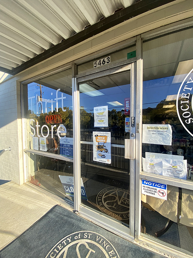 The storefront glass reflects neighborhood life while offering solutions to folks stretching budgets until payday arrives with sweet relief.