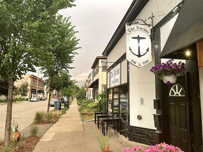 The Anchor's charming storefront brings a slice of British seaside to this Minnesota neighborhood.