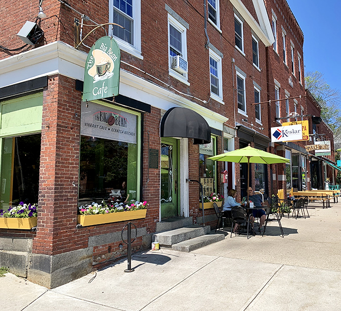 Main Street charm meets serious coffee culture in this brick-lined café where small-town warmth brews perfectly.
