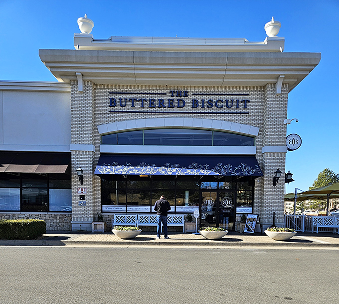 That polished exterior promises biscuits so good they should come with their own theme song and standing ovation.