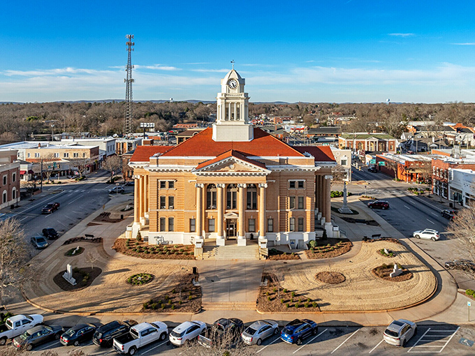 Thomaston's courthouse square creates the perfect centerpiece for a town that respects your retirement budget completely.