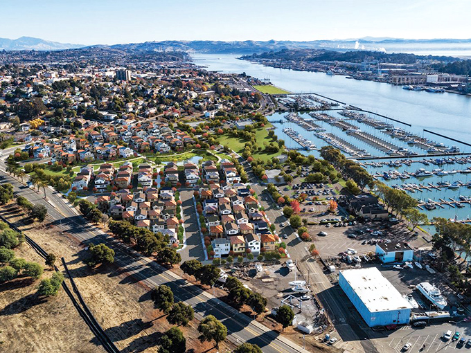 Vallejo's marina district gleams with potential where former naval history meets modern waterfront living at reasonable prices.