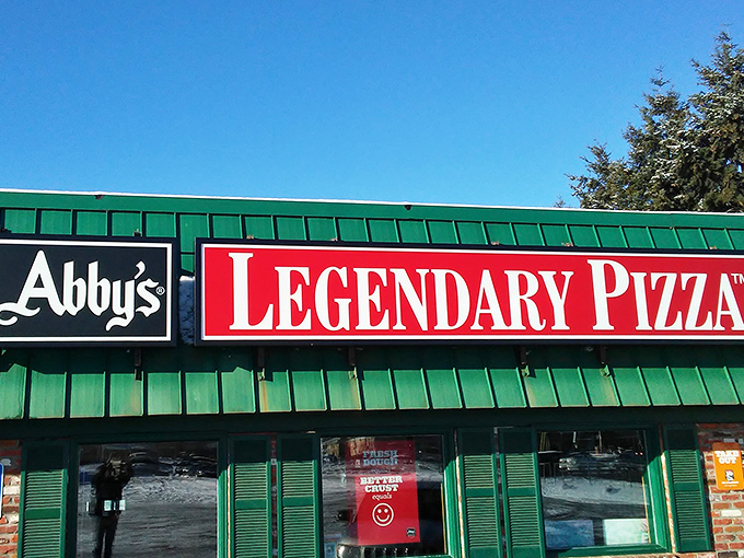 Those evergreens frame Oregon's answer to childhood pizza memories, now served with a side of nostalgia. 